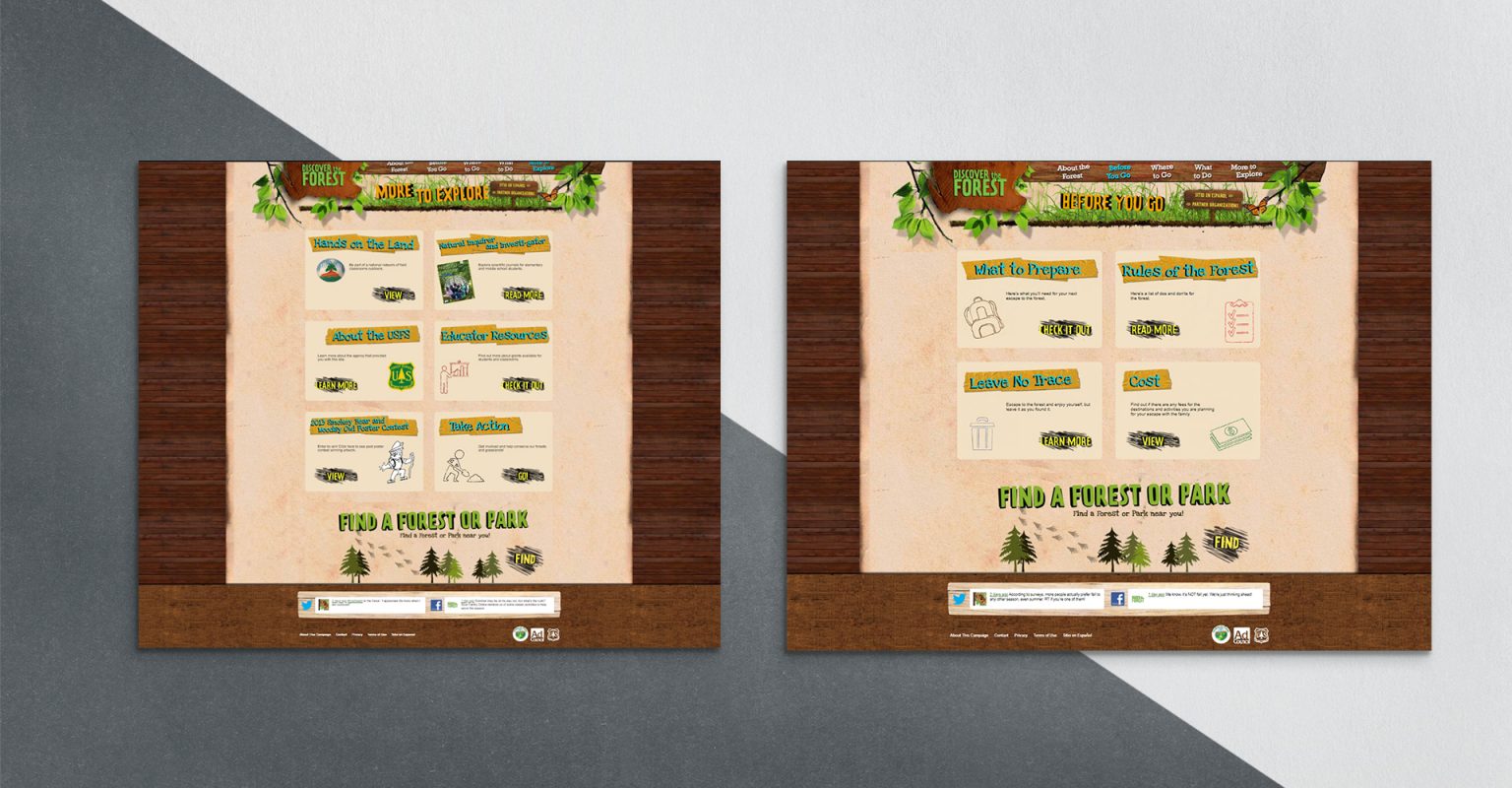 Discover the Forest Site Development – MethodGroupe